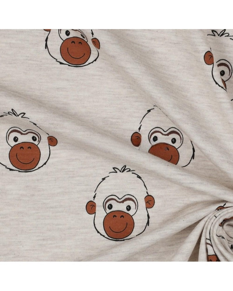 Jersey Melange Poppy Singe – La Boucle Rare